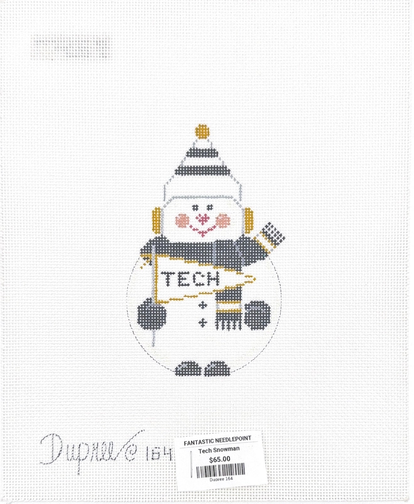 Tech Snowman – Fantastic Needlepoint