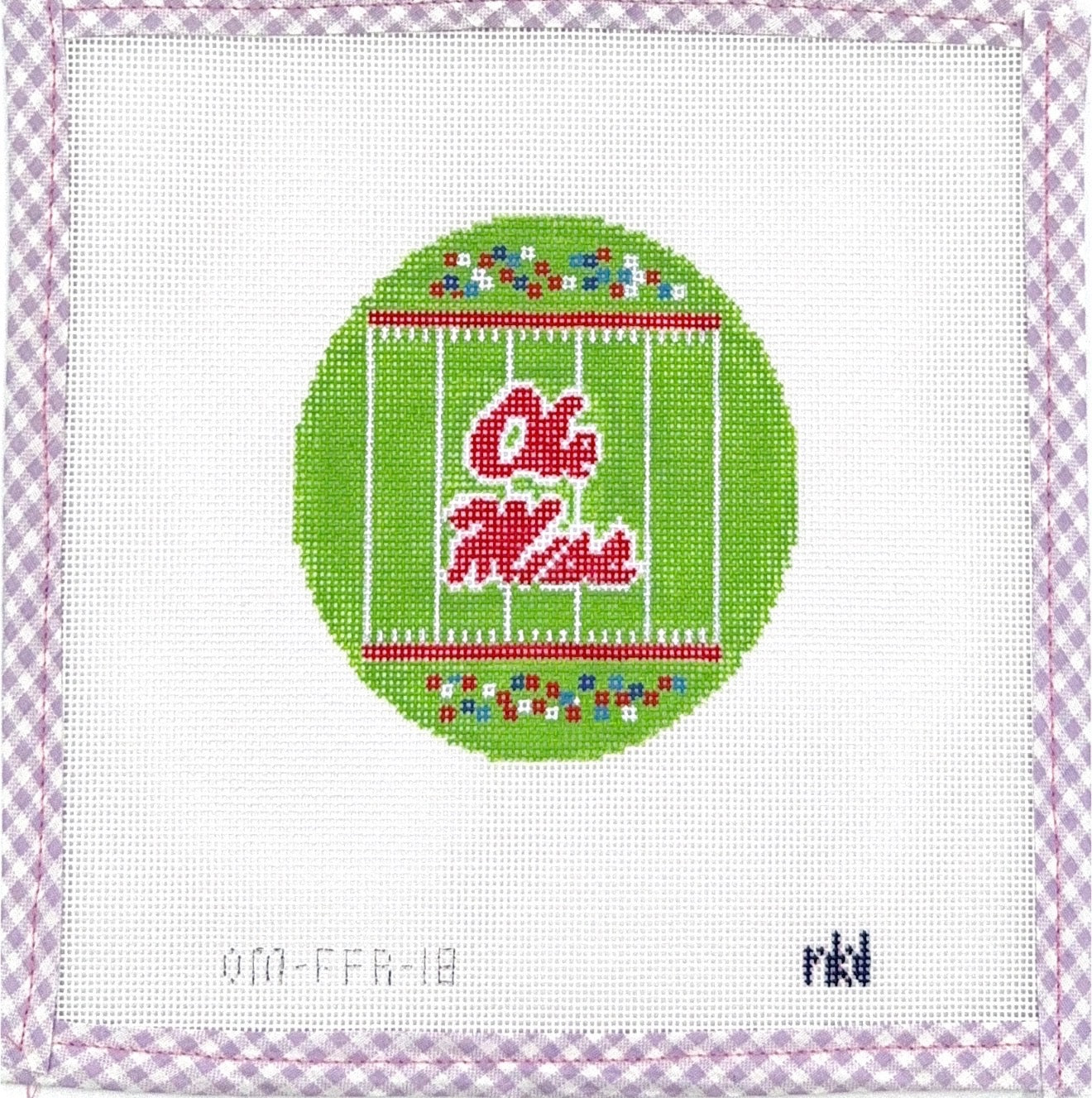 Ole Miss Round – Fantastic Needlepoint