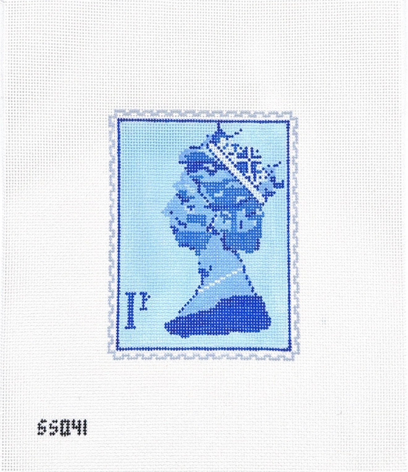 Queen Elizabeth Stamp with Stitch Guide – Fantastic Needlepoint