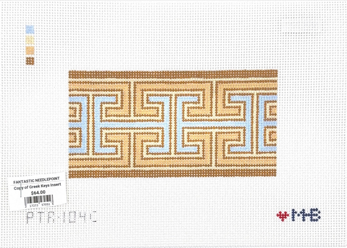 Greek Keys Insert – Fantastic Needlepoint